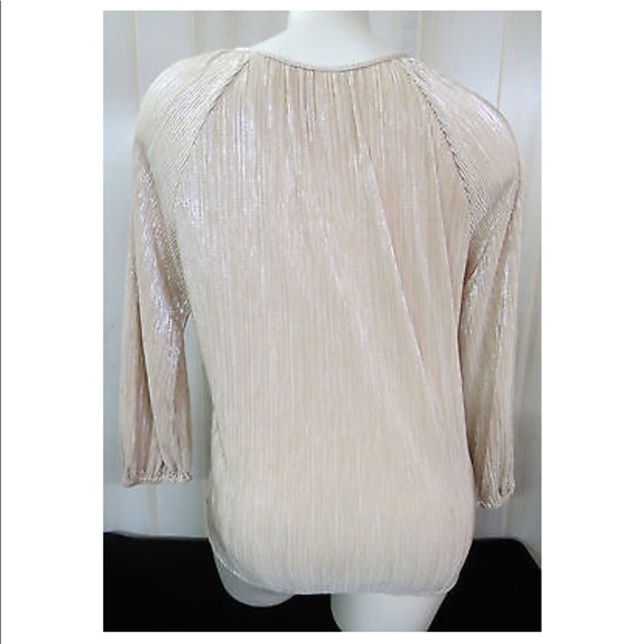 Faded Glory | Tops | Faded Glory Nwt Gold Shiny Top | Poshmark